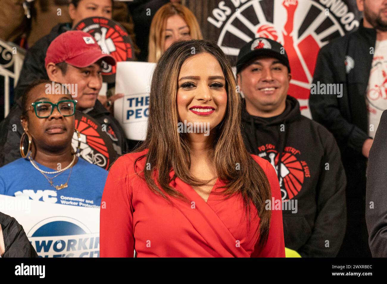 New York, New York, USA. 1st Apr, 2024. Assembly Member Jenifer ...