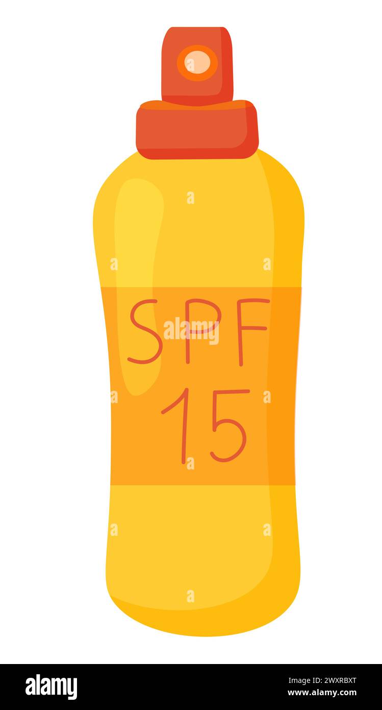 Spf cream in plastic Cut Out Stock Images & Pictures - Alamy