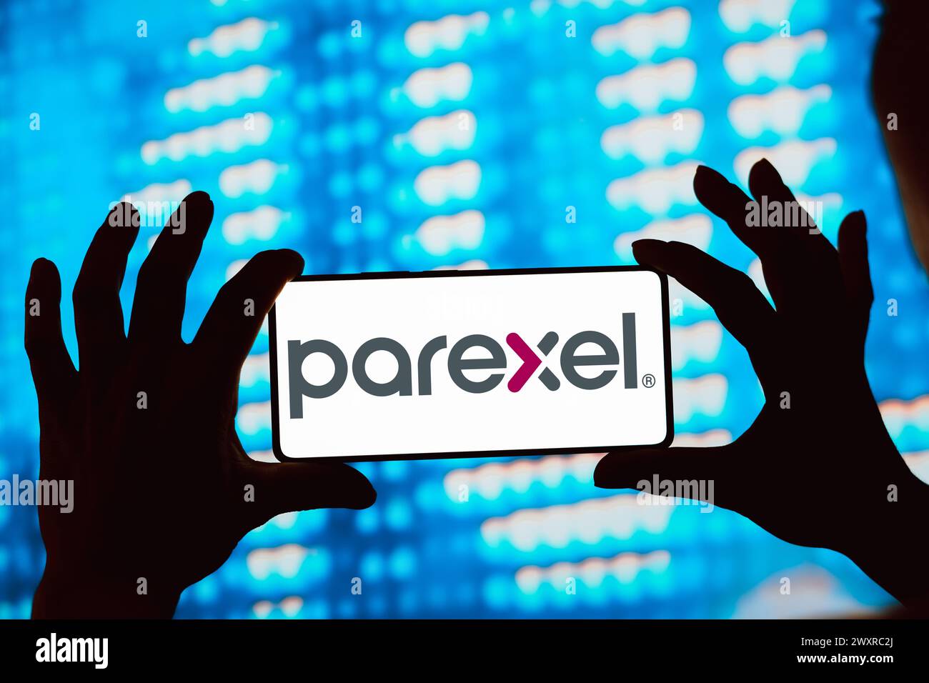 Brazil. 4th Mar, 2024. In this photo illustration, the Parexel logo is ...