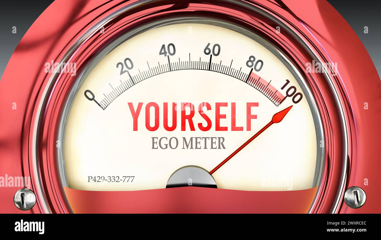 Ego meter hi-res stock photography and images - Alamy