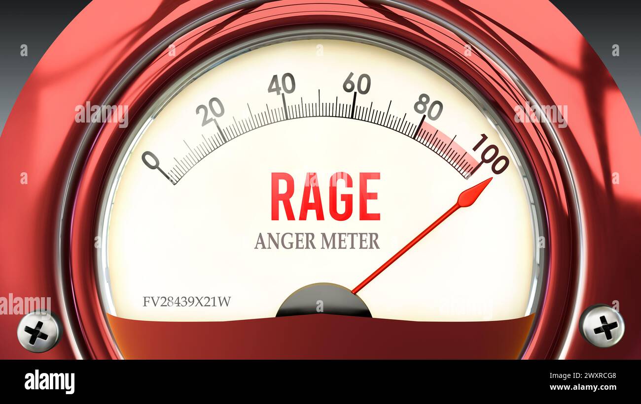 Anger gauge hi-res stock photography and images - Alamy