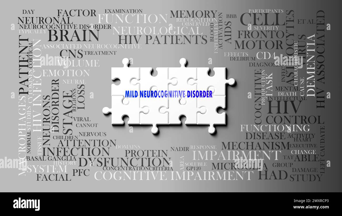 Mild neurocognitive disorder a complex subject hi-res stock photography and images - Alamy
