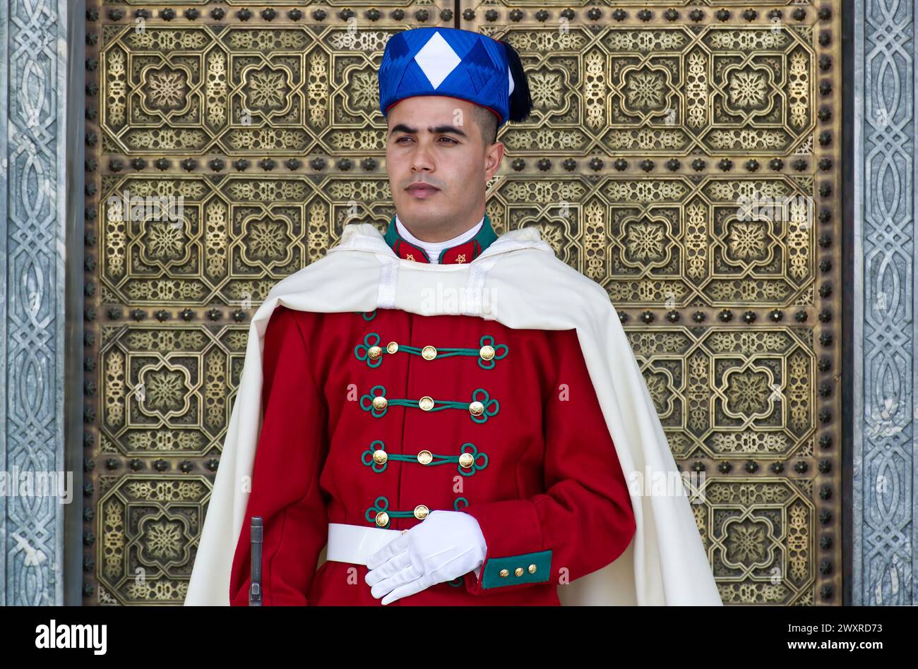 Moroccan royal guard hi-res stock photography and images - Alamy