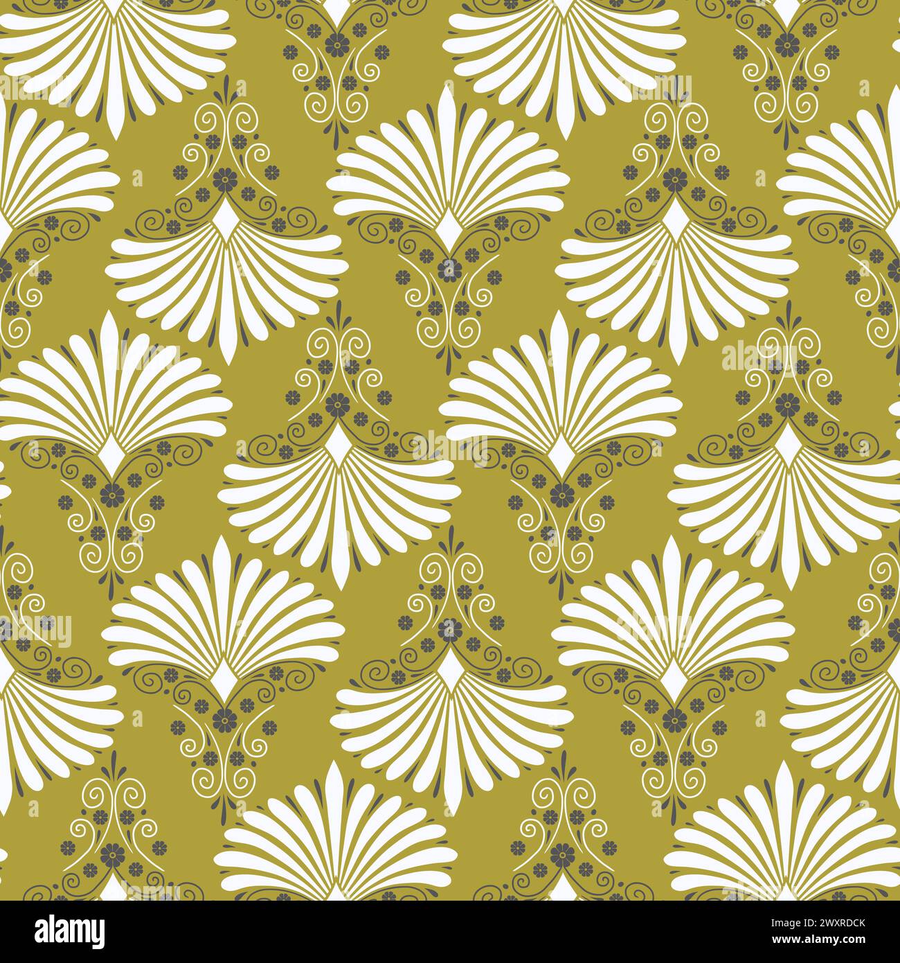 Anthemion decoration Stock Vector Images - Alamy