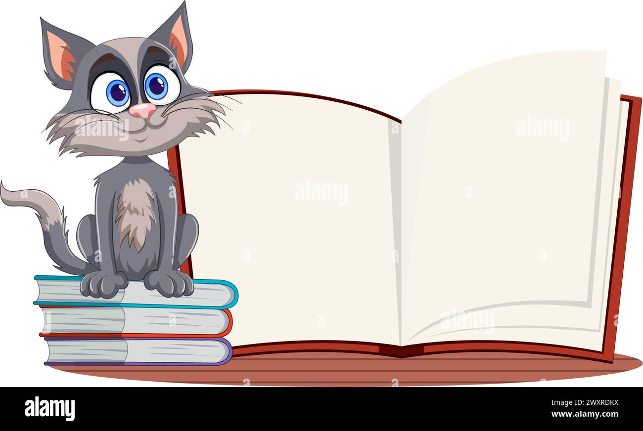 Books stack and spine Stock Vector Images - Alamy