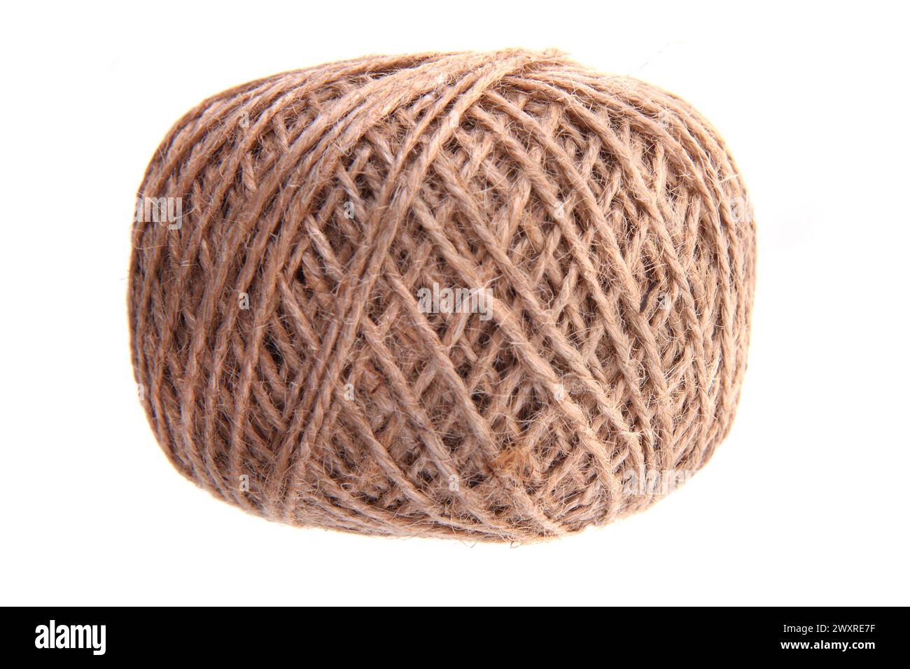 natural rope isolated on the white background Stock Photo - Alamy