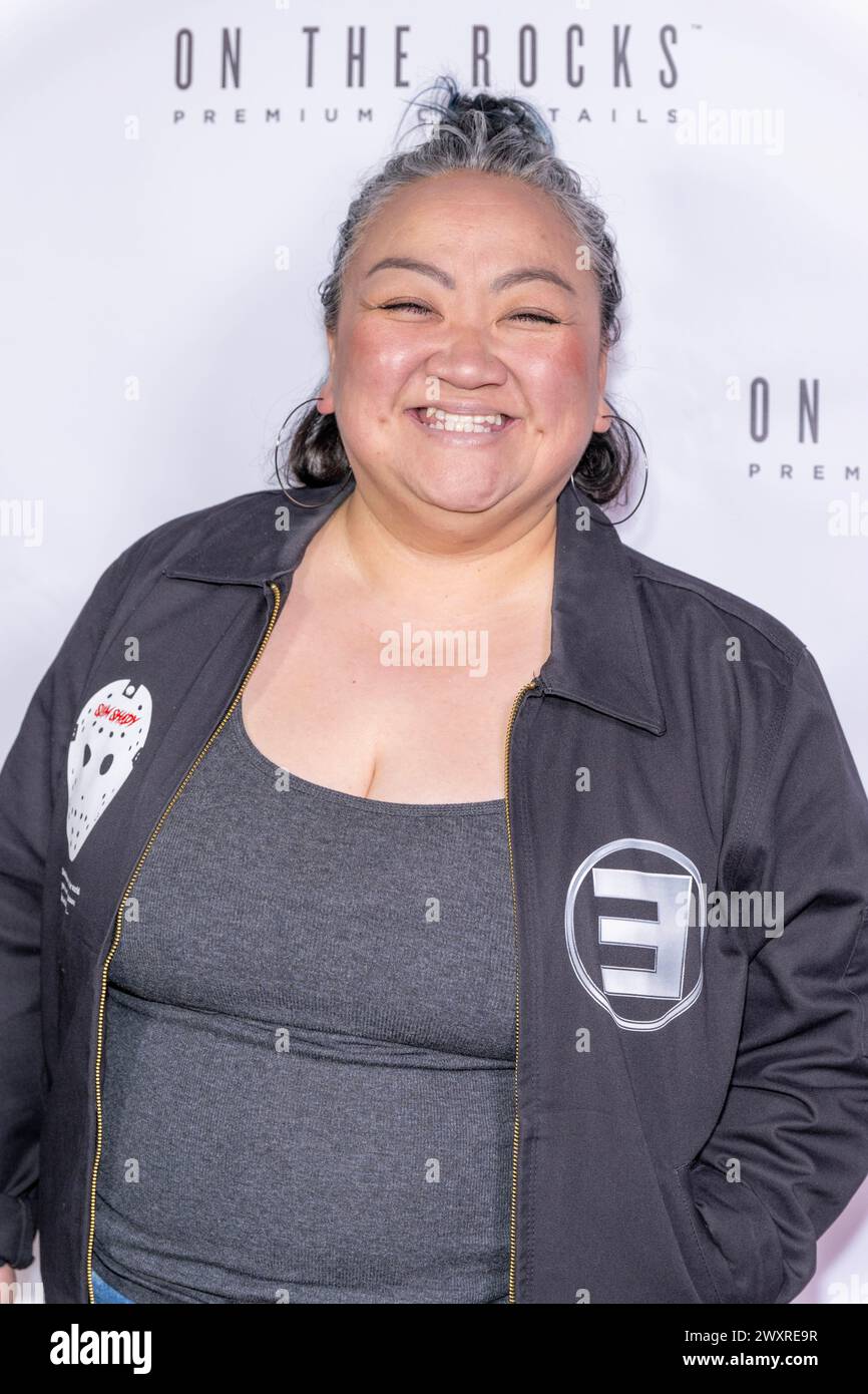 Comedian Lin Sun attends Christine Peake's "Cheeky Peakey’s Comedy Show ...