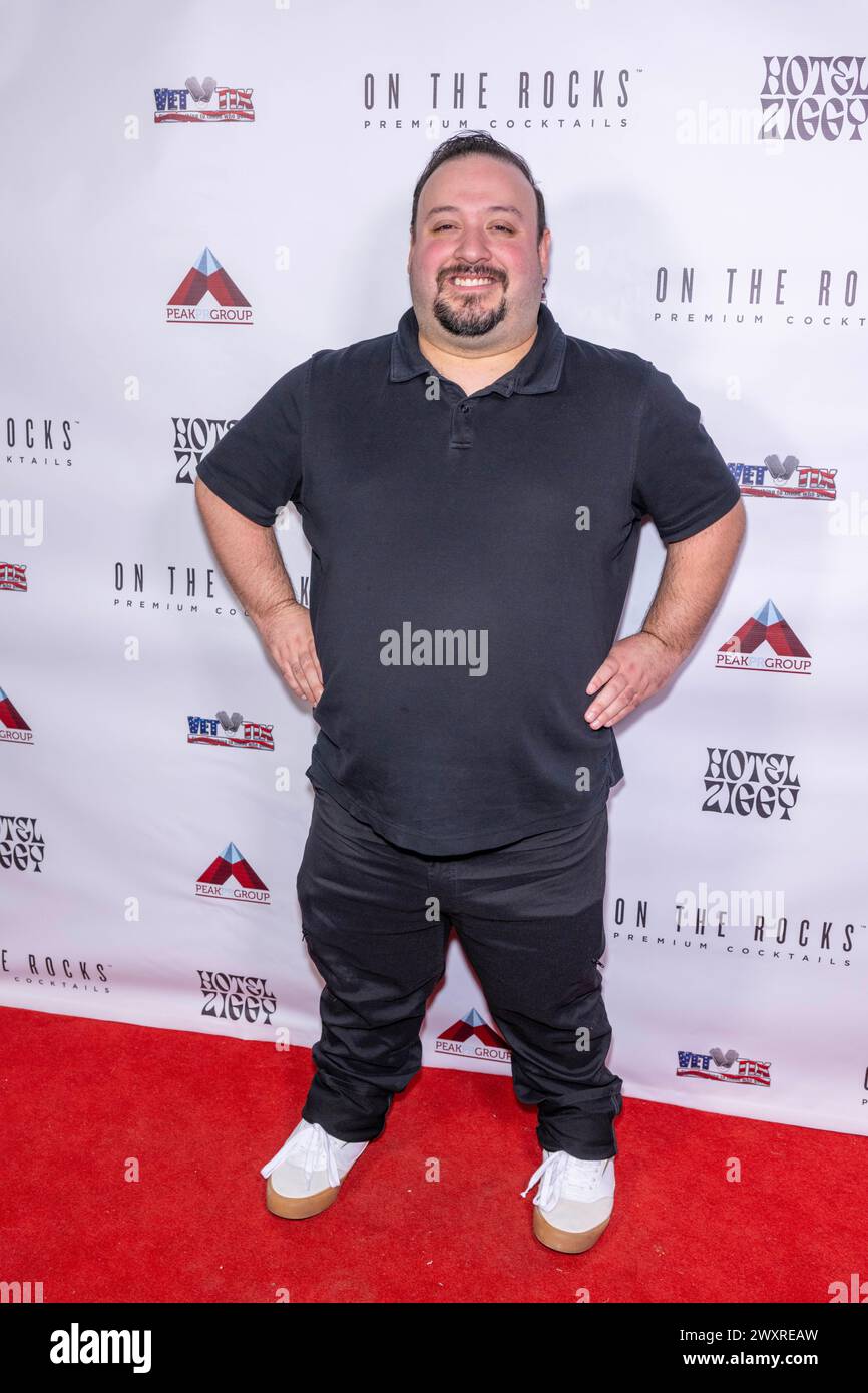 Comedian Michael Rodriguez attends Christine Peake's "Cheeky Peakey’s ...