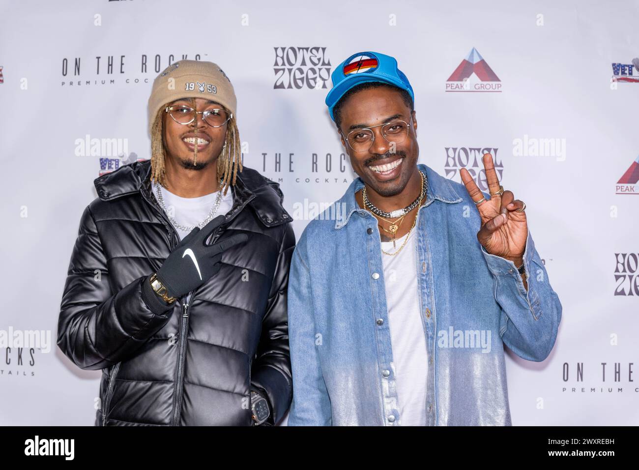 Los Angeles, USA. 01st Apr, 2024. Comedian Willie Macc with son Malcolm ...