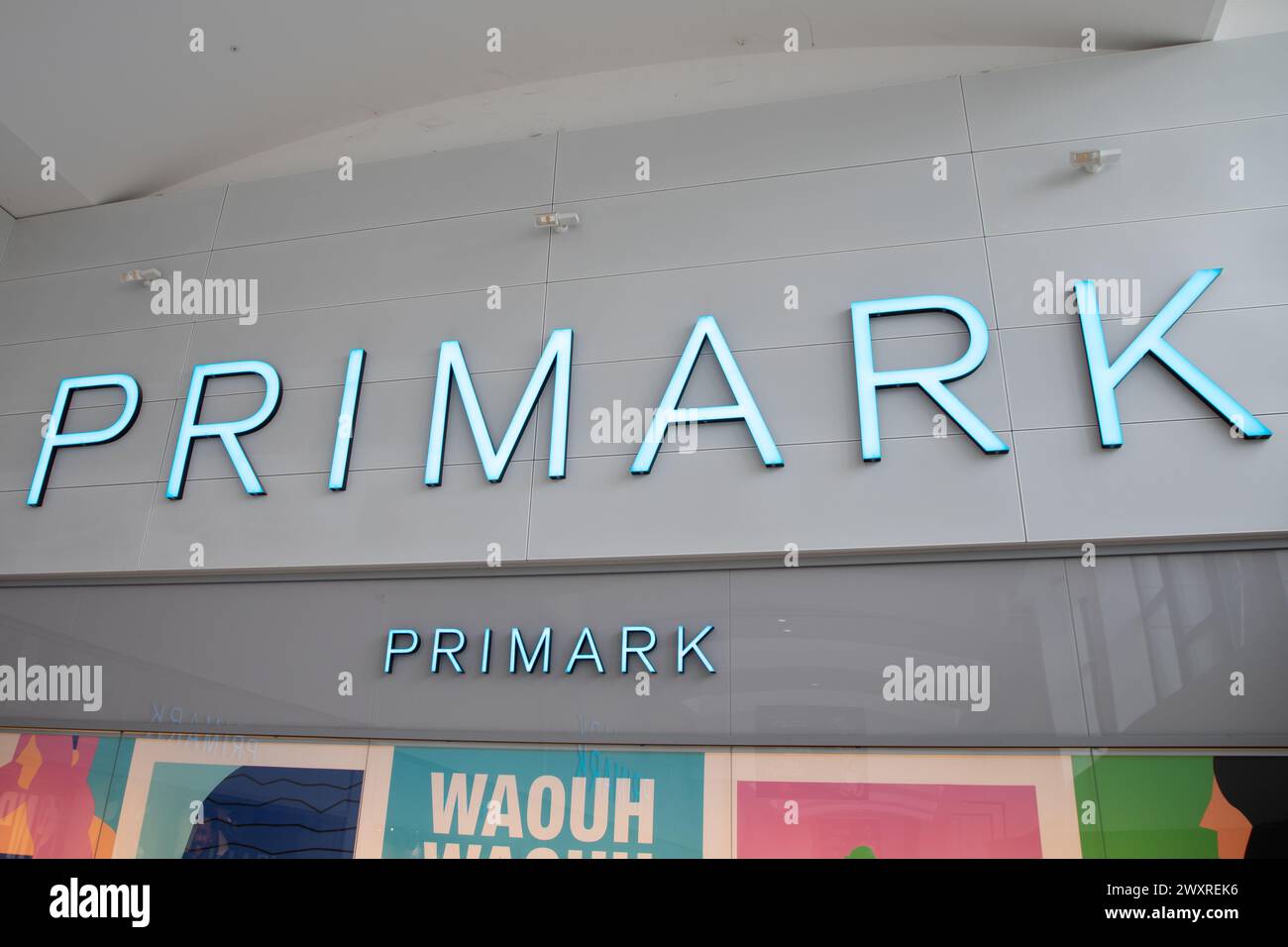 Bordeaux , France - 03 28 2024 : Primark logo brand fashion shop and ...