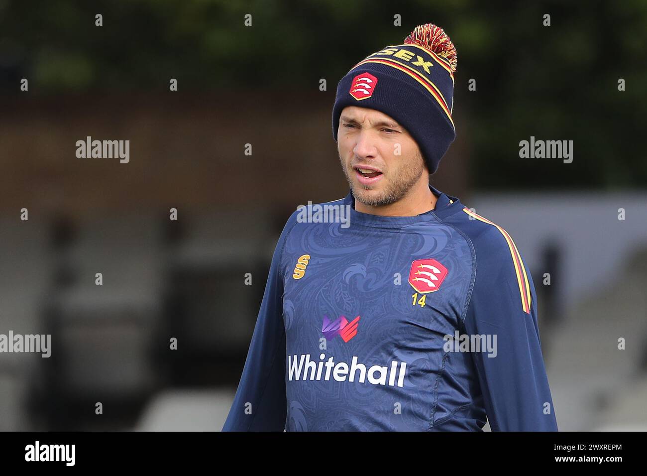 Aaron Beard of Essex during Essex CCC vs Middlesex CCC, Friendly Match ...