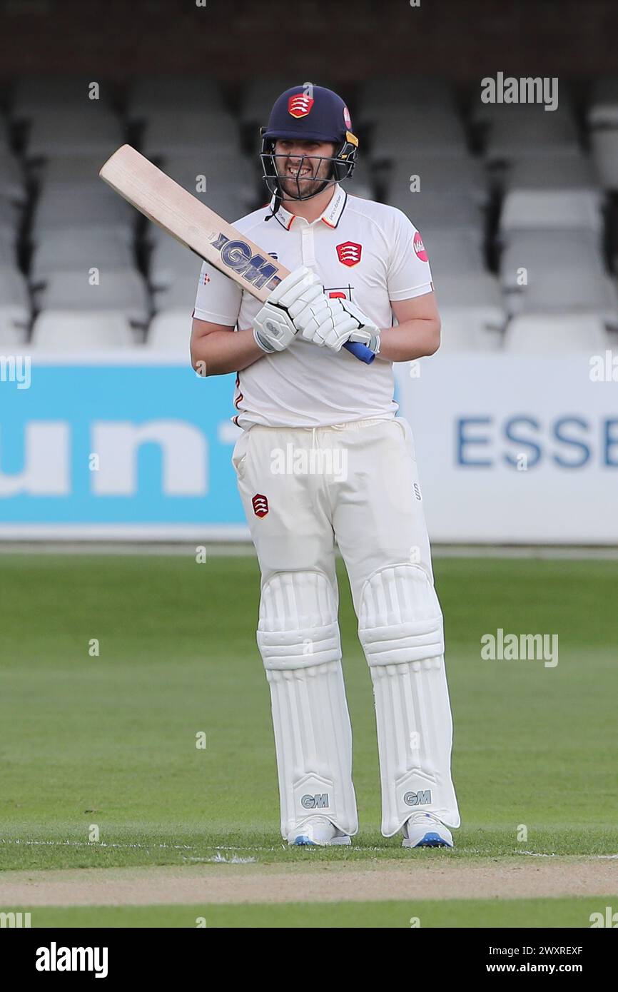 Matt Critchley of Essex during Essex CCC vs Middlesex CCC, Friendly ...