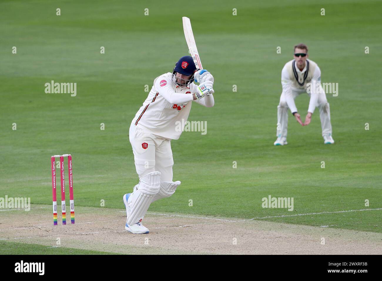 Paul Walter hits 4 runs for Essex during Essex CCC vs Middlesex CCC ...