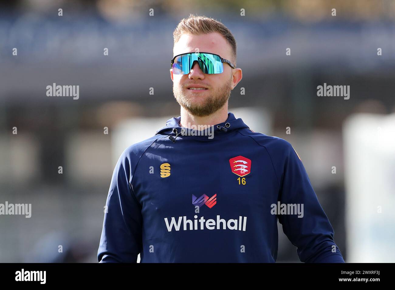 Sam Cook of Essex during Essex CCC vs Middlesex CCC, Friendly Match ...