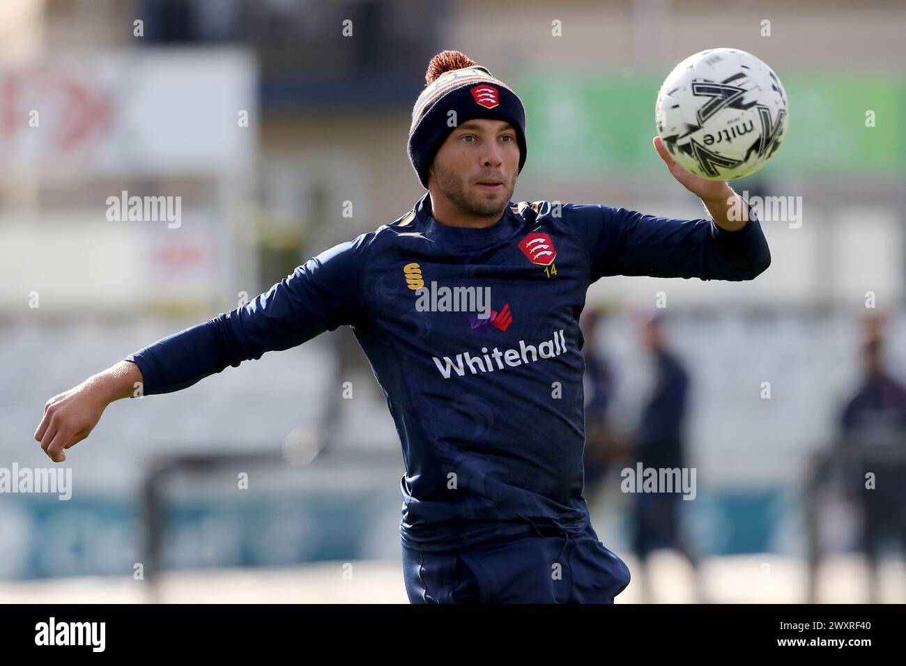 Aaron Beard of Essex during Essex CCC vs Middlesex CCC, Friendly Match ...