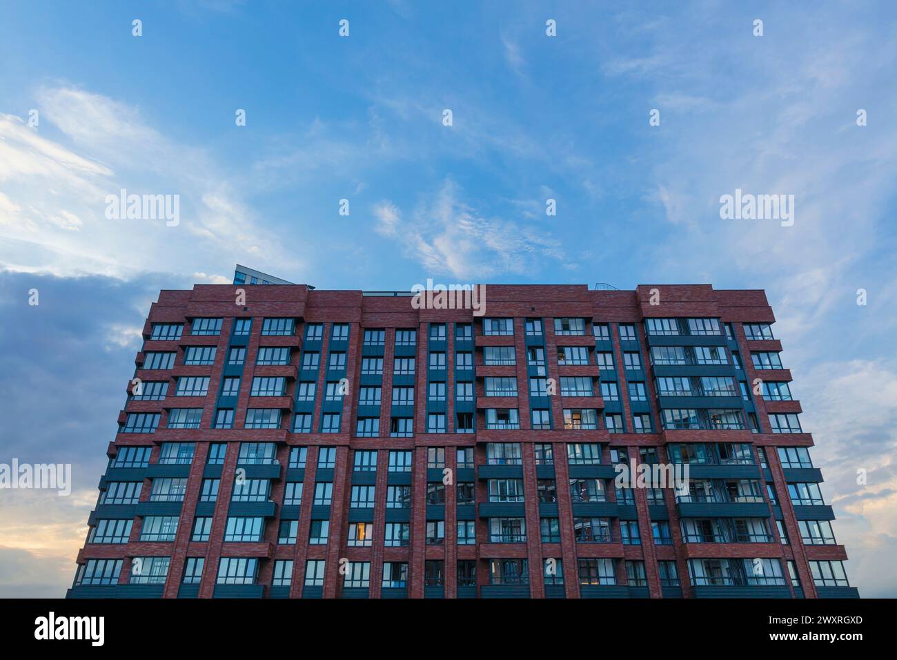 Modern apartment building, Moscow, Russia Stock Photo - Alamy