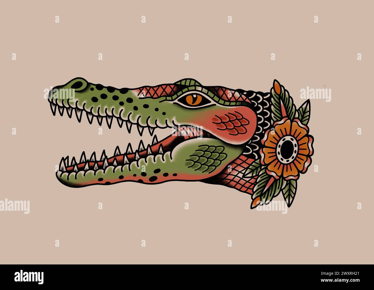 Gator Head Tattoos