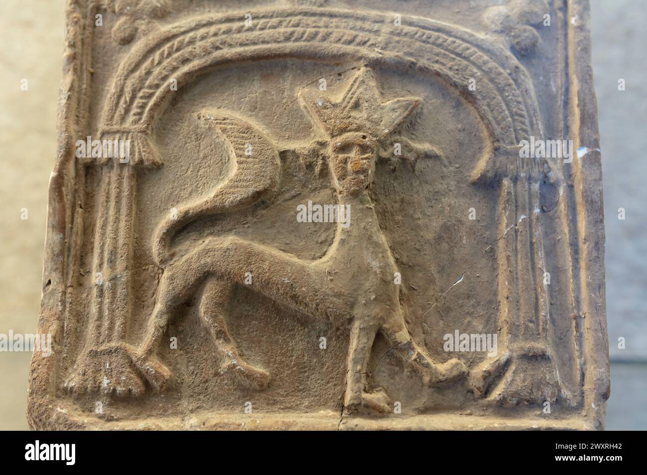 Centaur, ceramic tile, 16th century, Museum of Moscow, Moscow, Russia ...