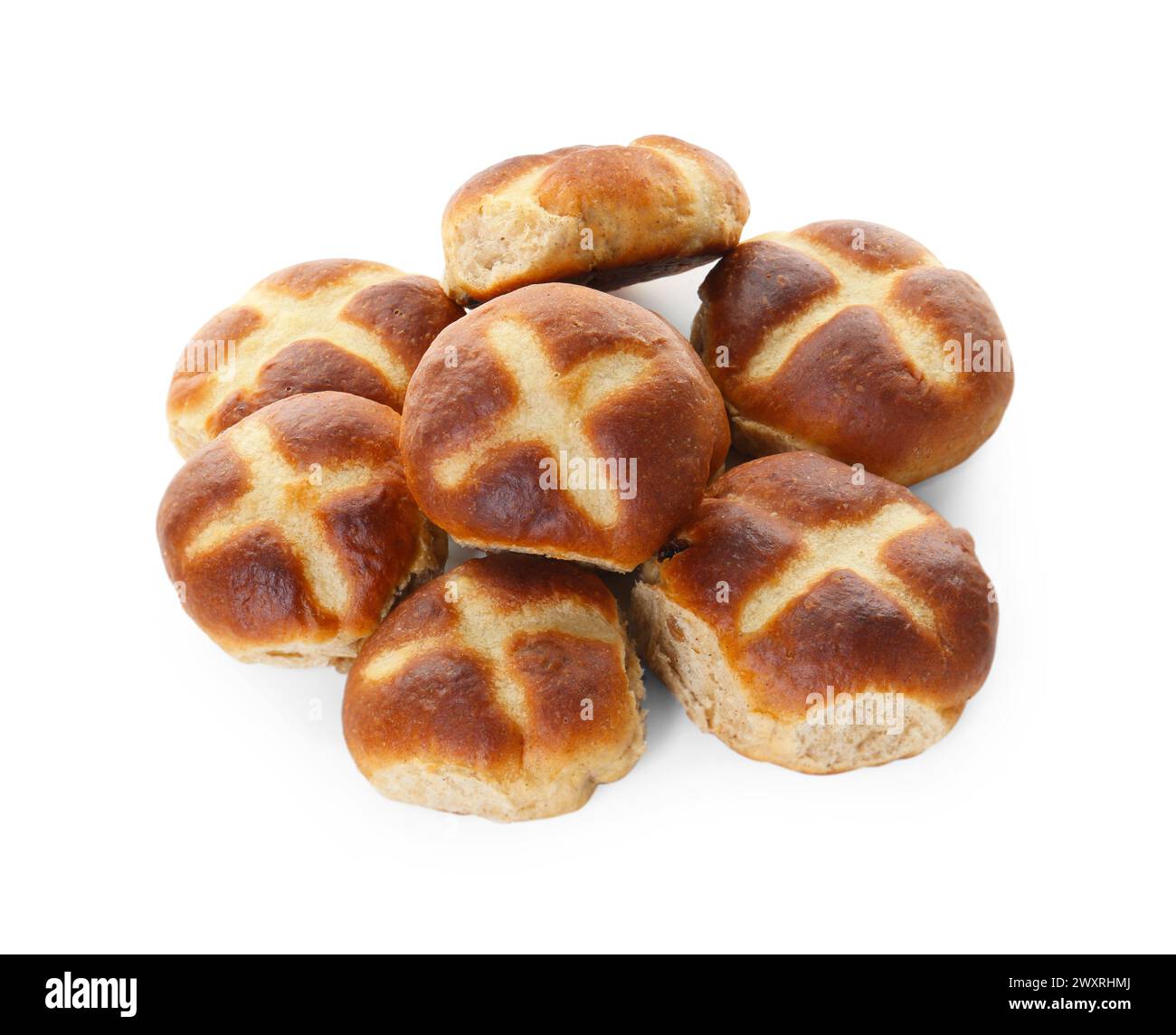 Hot cross buns on good Cut Out Stock Images & Pictures - Alamy