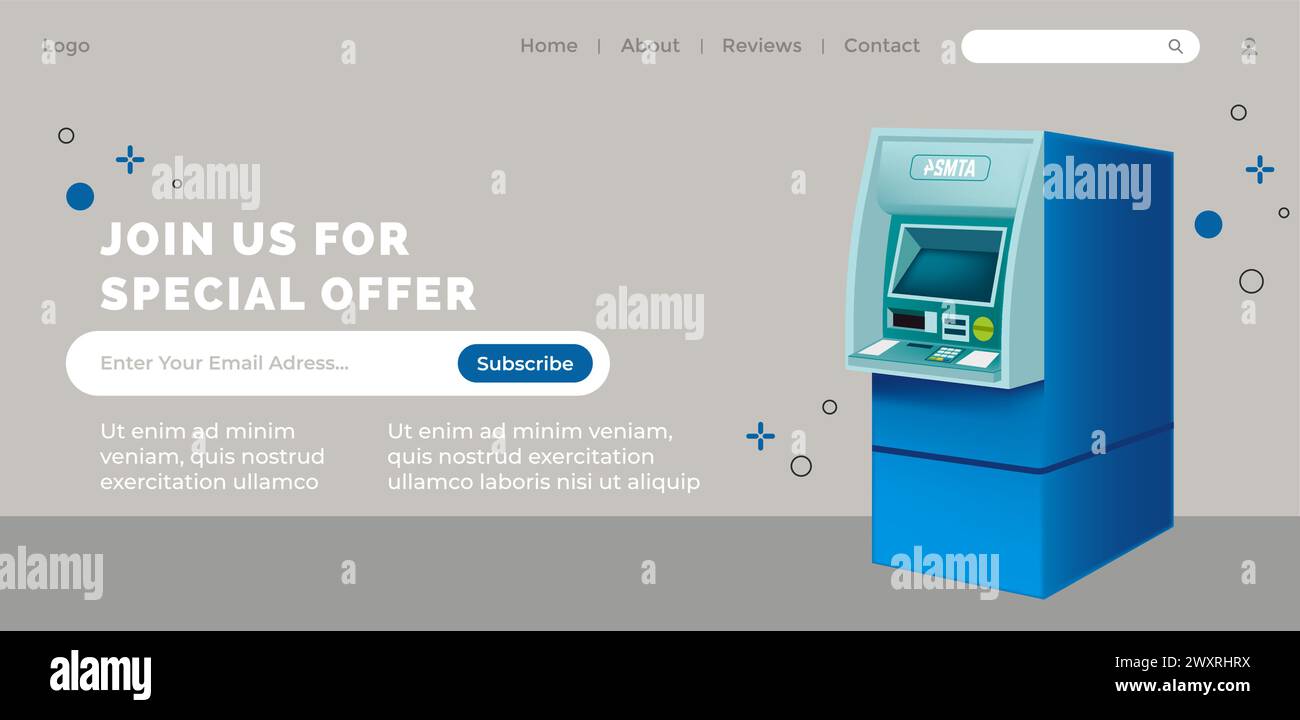 Modern ATM Machine Vector Illustration Stock Vector Image & Art - Alamy