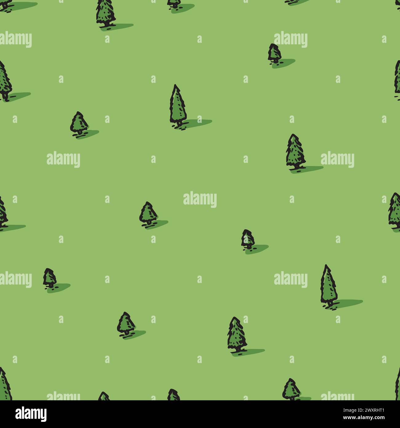 Trees from top Stock Vector Images - Alamy