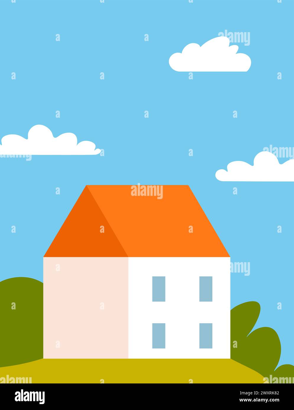 Sustainable housing community Stock Vector Images - Alamy