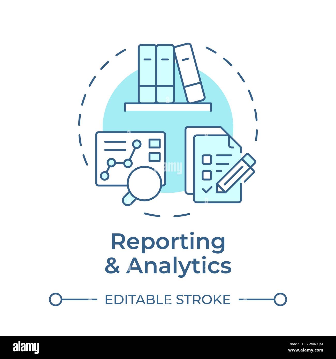 Reporting and analytics soft blue concept icon Stock Vector Image & Art ... Reporting and analytics soft blue concept icon Stock Vector Image & Art ...