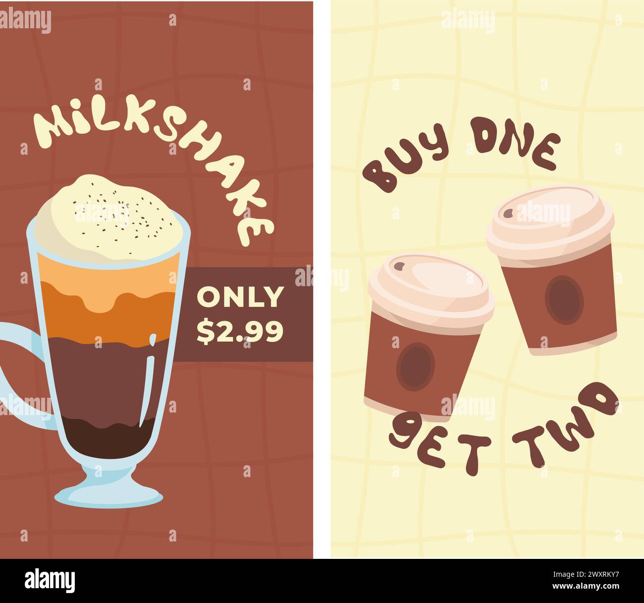 Delicious Beverage Promotion Vector Ads Stock Vector Image & Art - Alamy