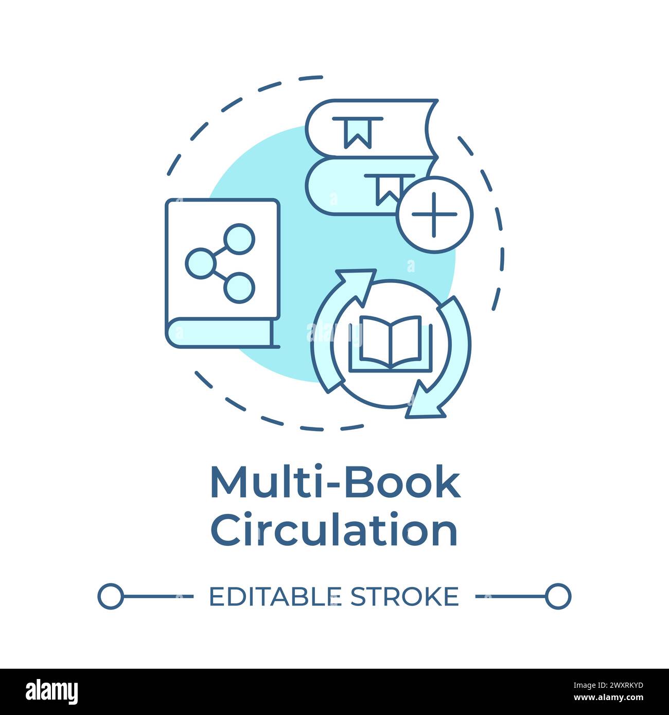 Library circulation Stock Vector Images - Alamy