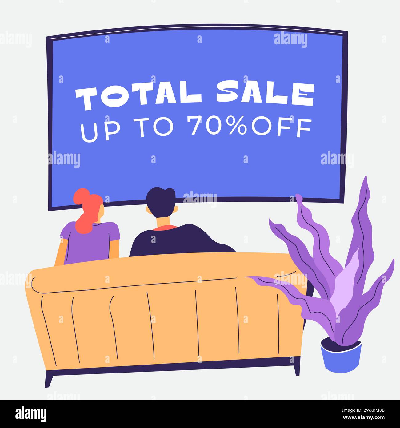 Mega sale 70 percent Stock Vector Images - Alamy