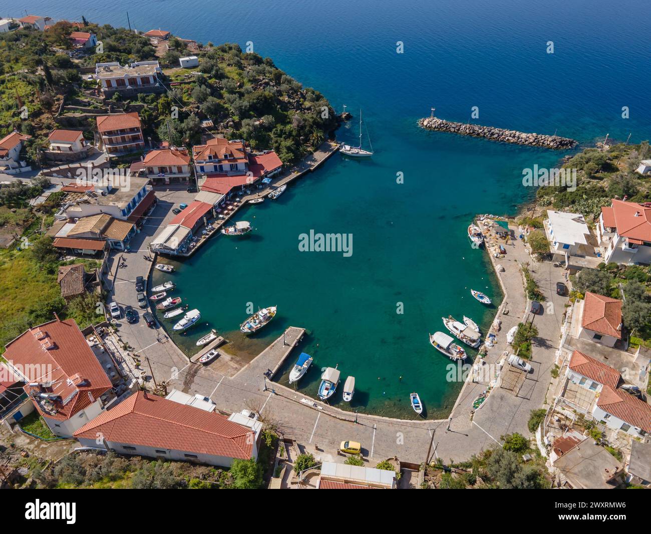 Methana greece hot springs hi-res stock photography and images - Alamy