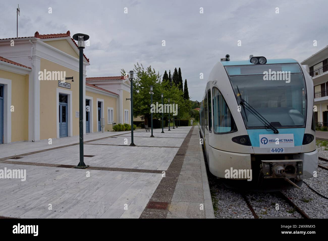 Stadler GTW diesel multiple unit train at the Railway Station of ...