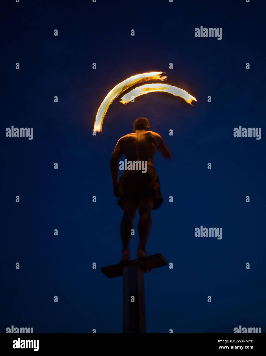 Fire dancing thailand hi-res stock photography and images - Alamy