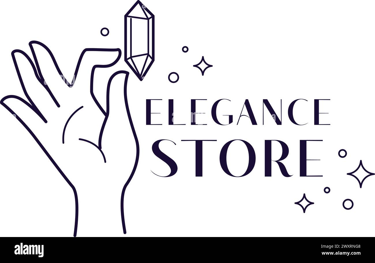 Luxurious Crescent Moon Botanical Logo Stock Vector Image & Art - Alamy