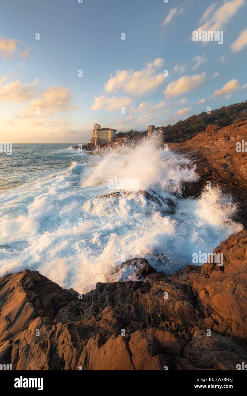 The power of the Tuscan Sea Stock Photo - Alamy