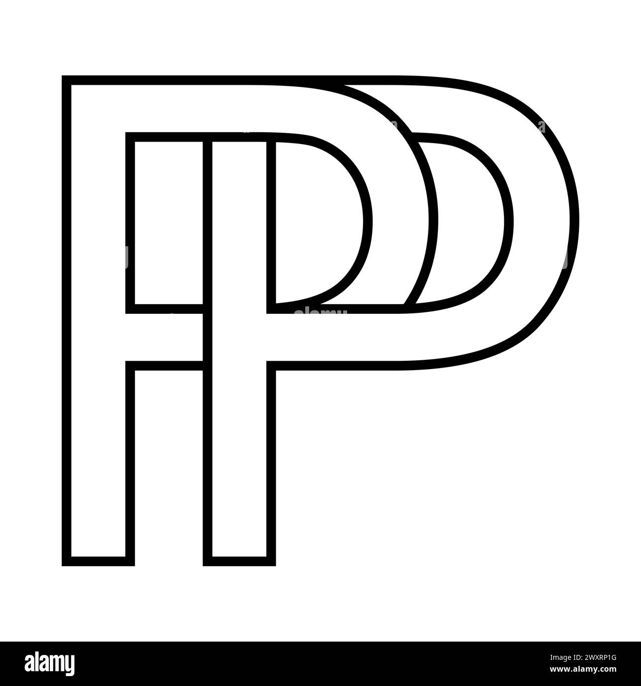 Pp letters hi-res stock photography and images - Alamy