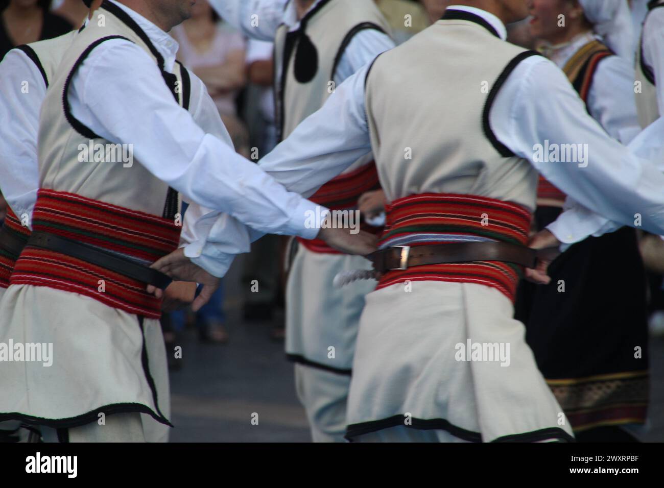Some folk dancers from the Balkans Stock Photo - Alamy