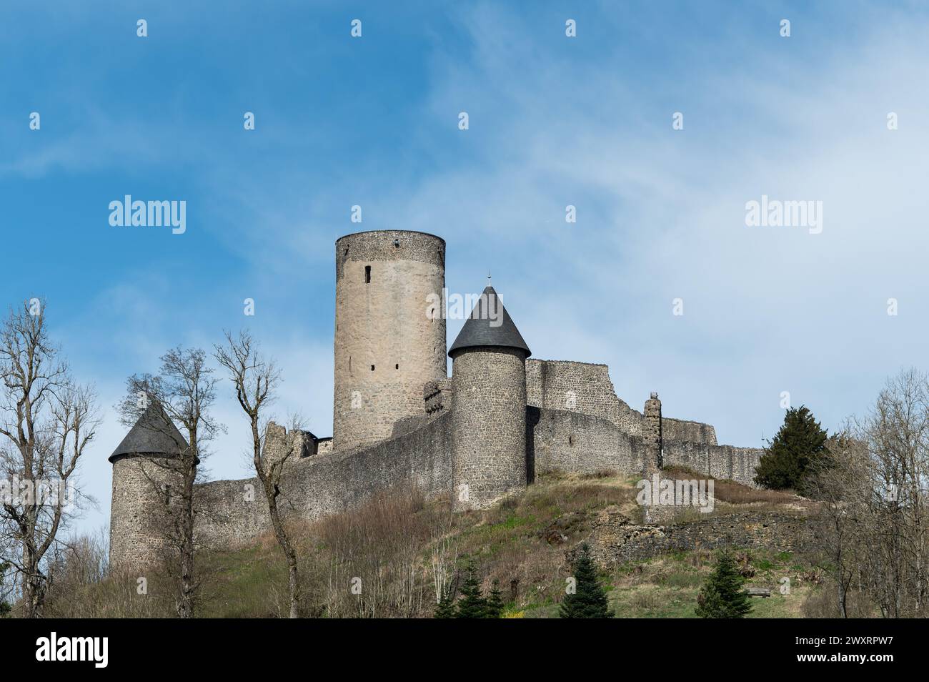 SYMBOL - 31 March 2024, Rhineland-Palatinate, Nürburg: The Nürburg, the ...