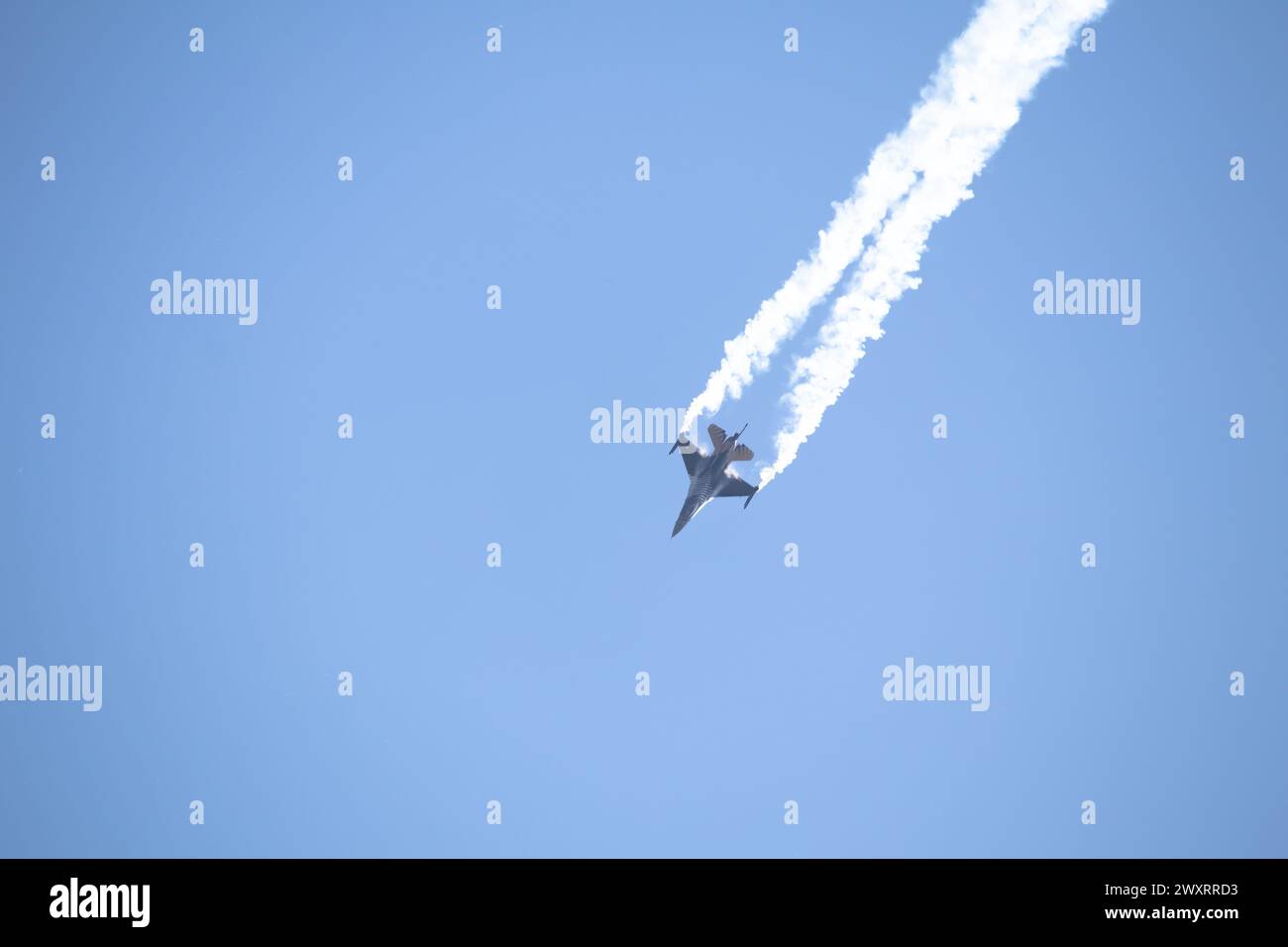 Istanbul, Atatürk Airport, Turkey- 28.04.2023 Soloturk. F-16 fighter ...