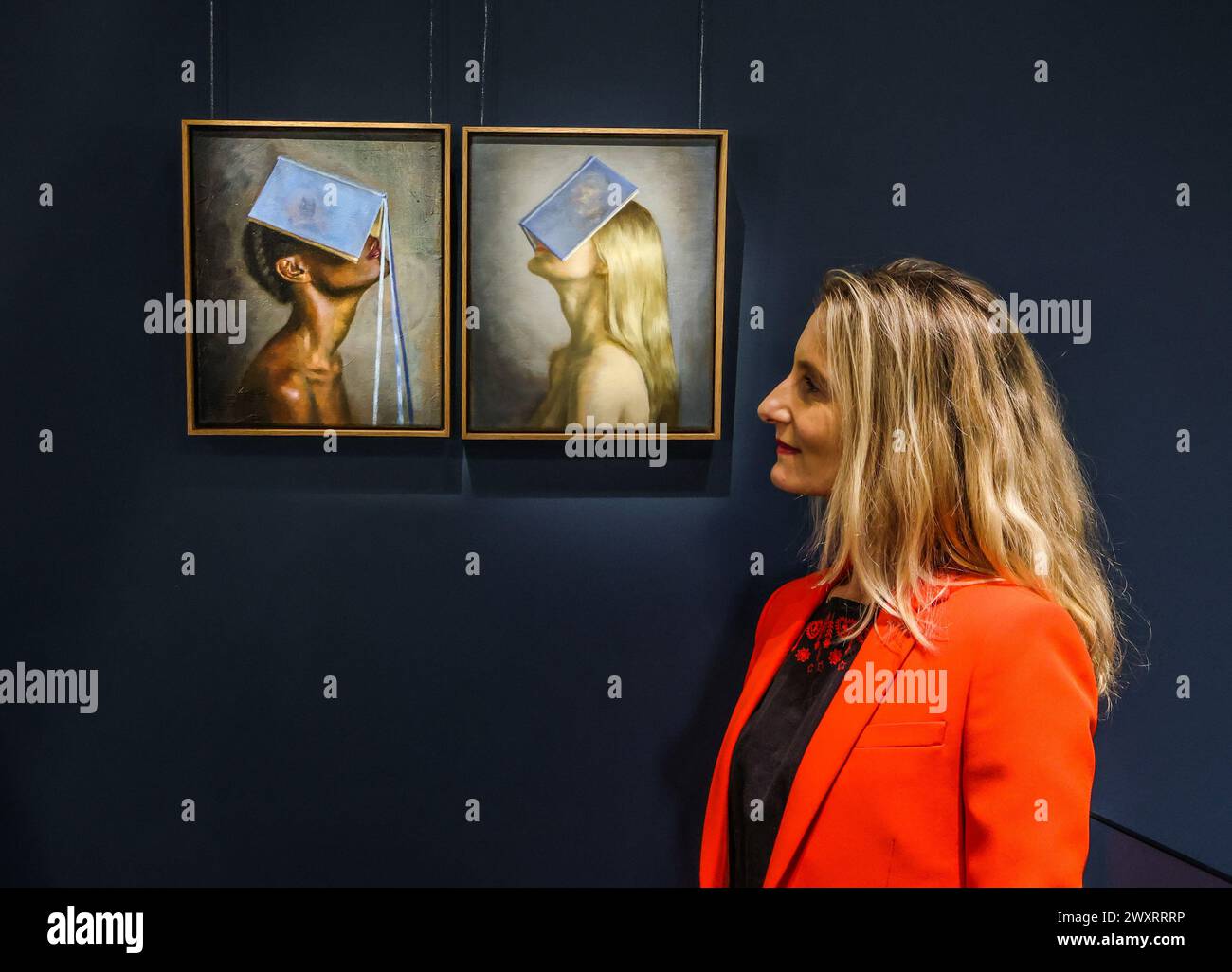 London, UK. 02nd Apr, 2024. Wen Wu (Chinese) Women's History (Diptych ...