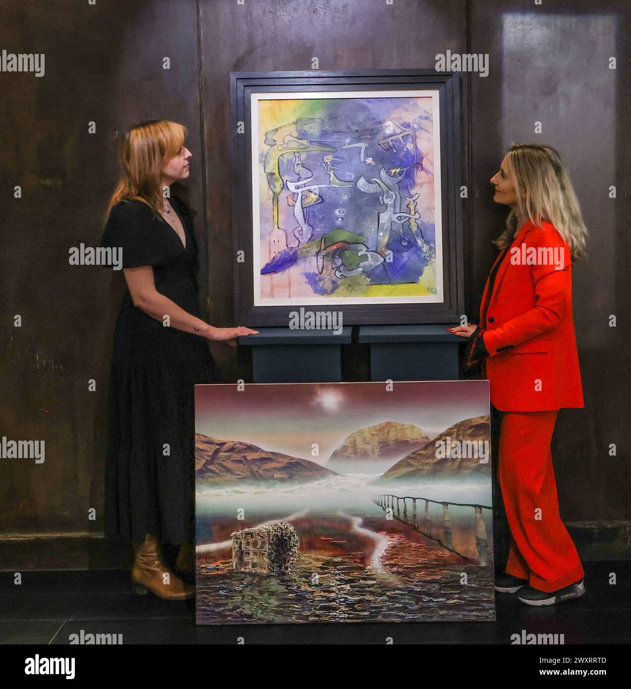 London UK 02 April 2024 Roberto Matta (Chilean, 1911-2002) Les origines ...