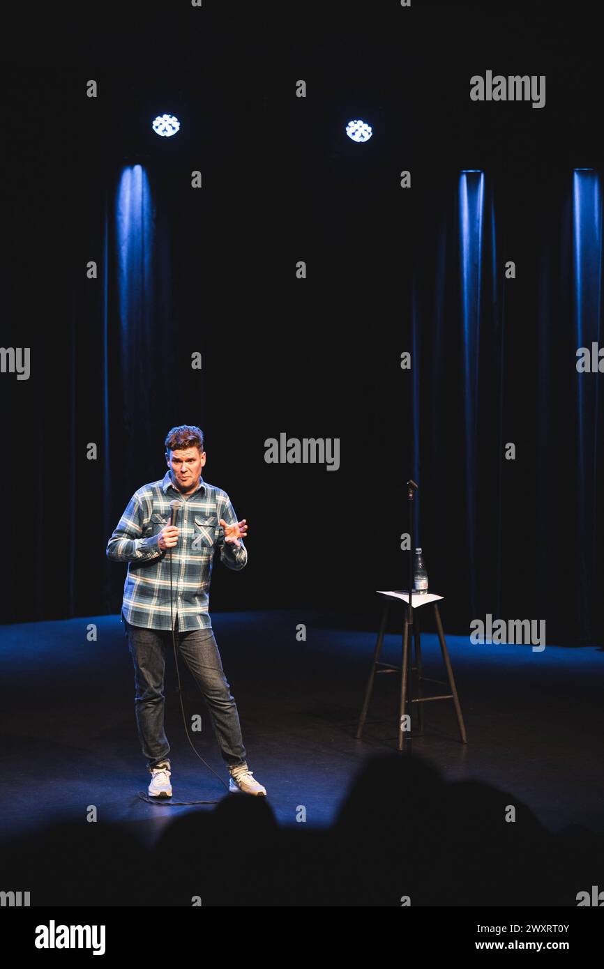 Copenhagen, Denmark. 27th, March 2024. The Icelandic comedian Ari ...