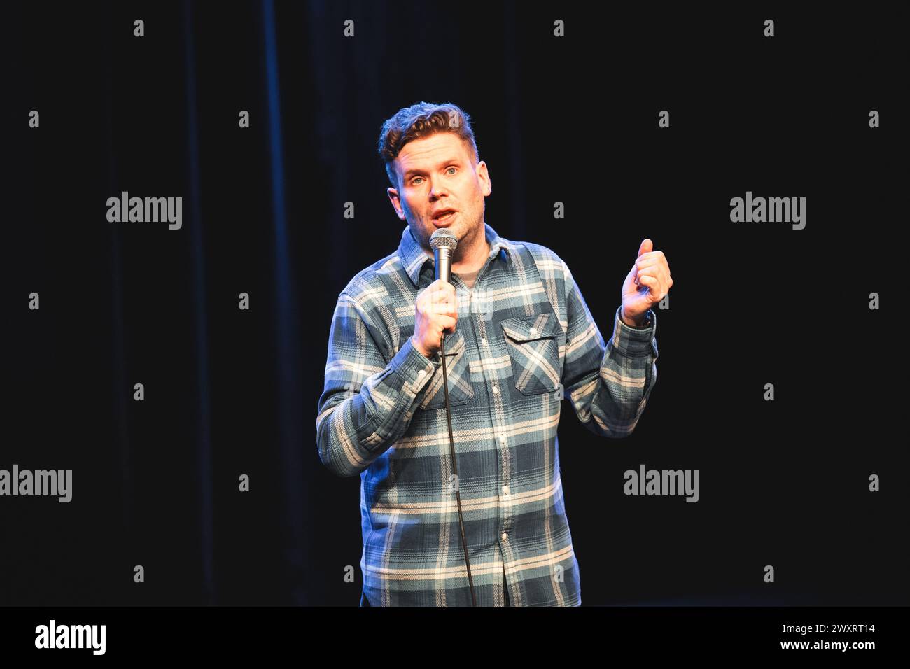 Copenhagen, Denmark. 27th, March 2024. The Icelandic comedian Ari ...