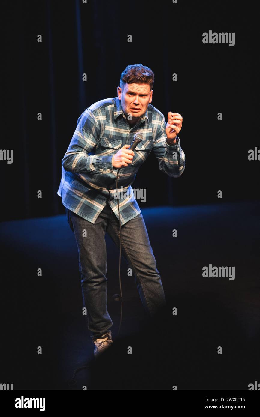 Copenhagen, Denmark. 27th, March 2024. The Icelandic comedian Ari ...