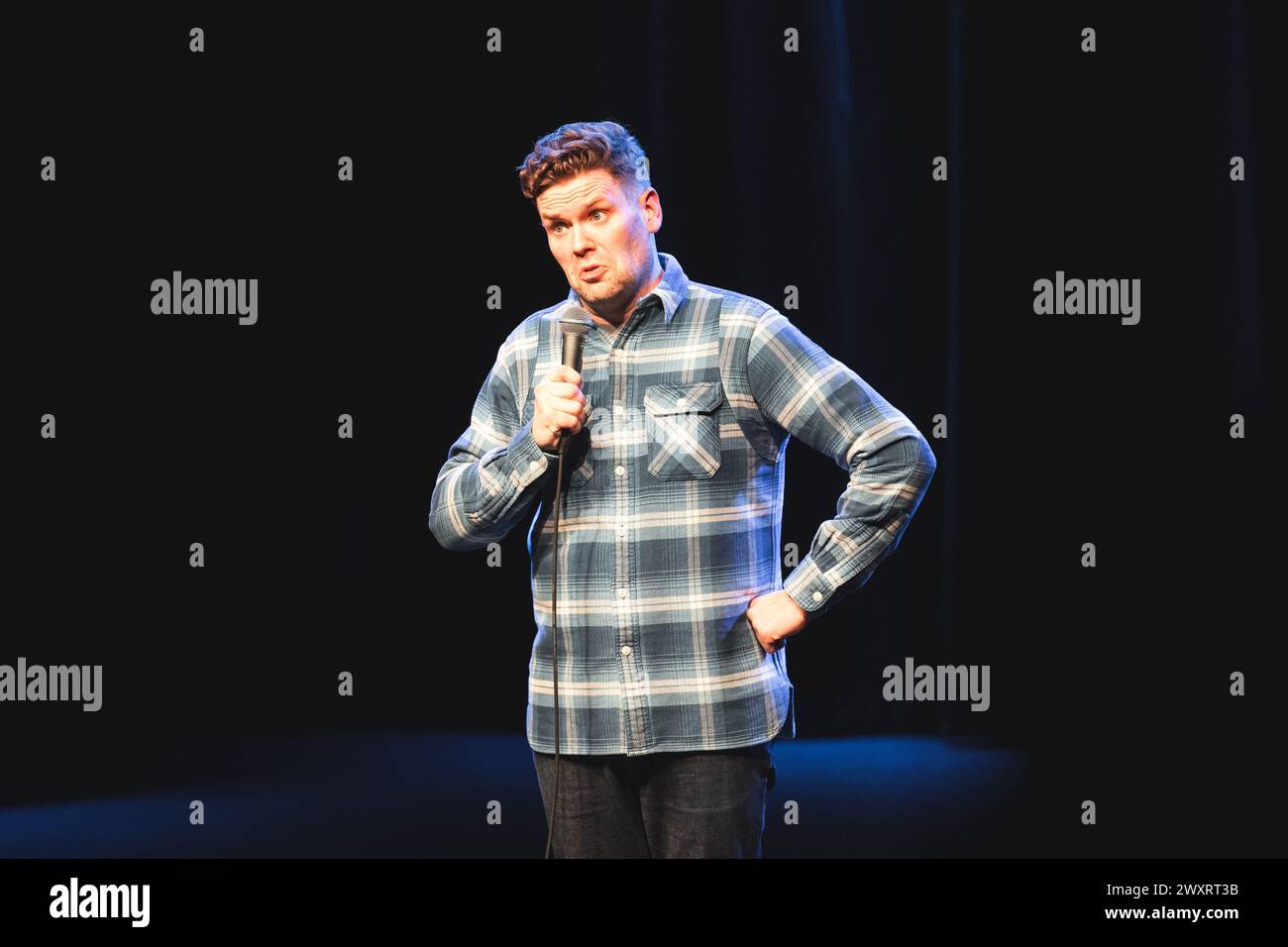 Copenhagen, Denmark. 27th, March 2024. The Icelandic comedian Ari ...