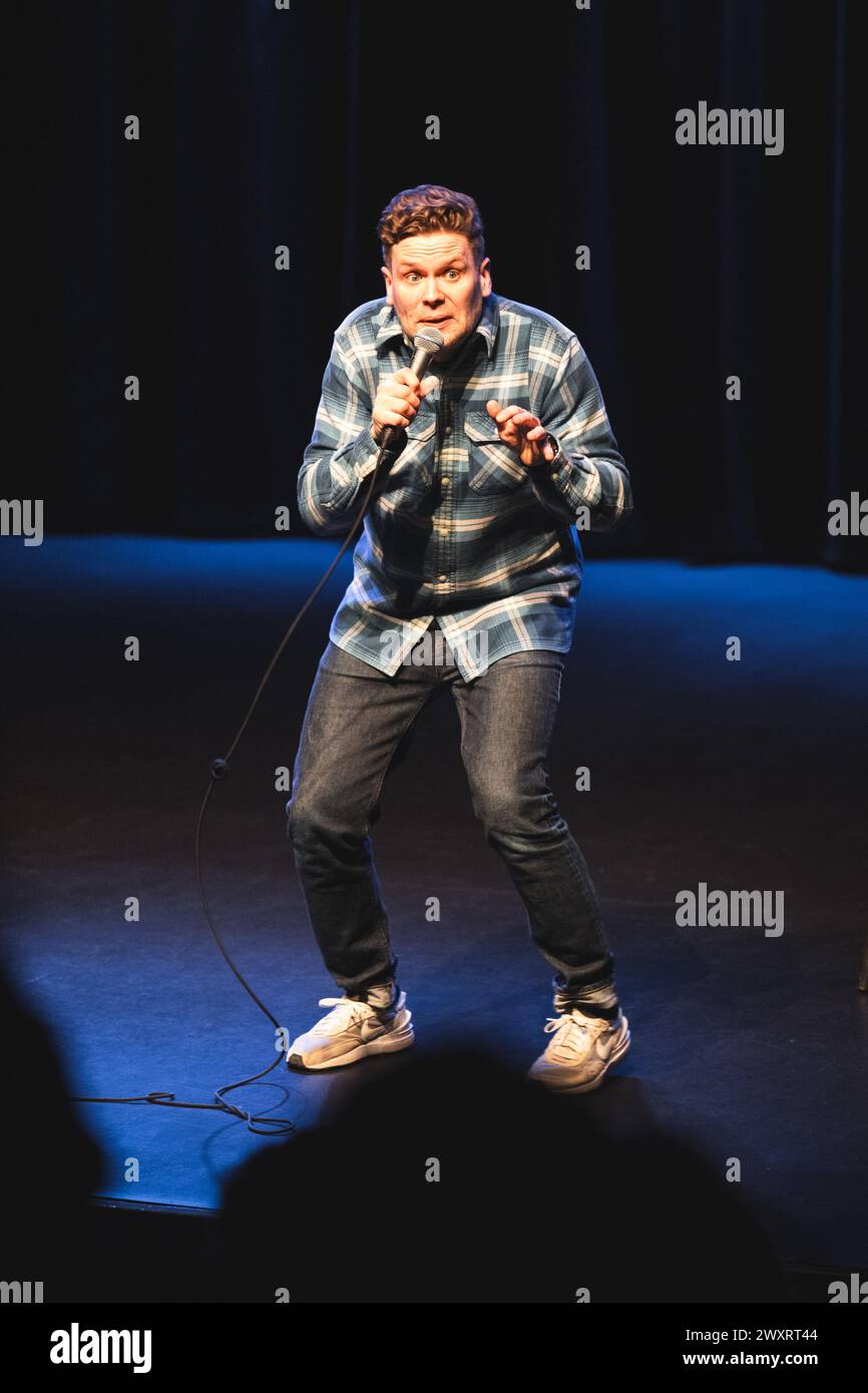 Copenhagen, Denmark. 27th, March 2024. The Icelandic comedian Ari ...