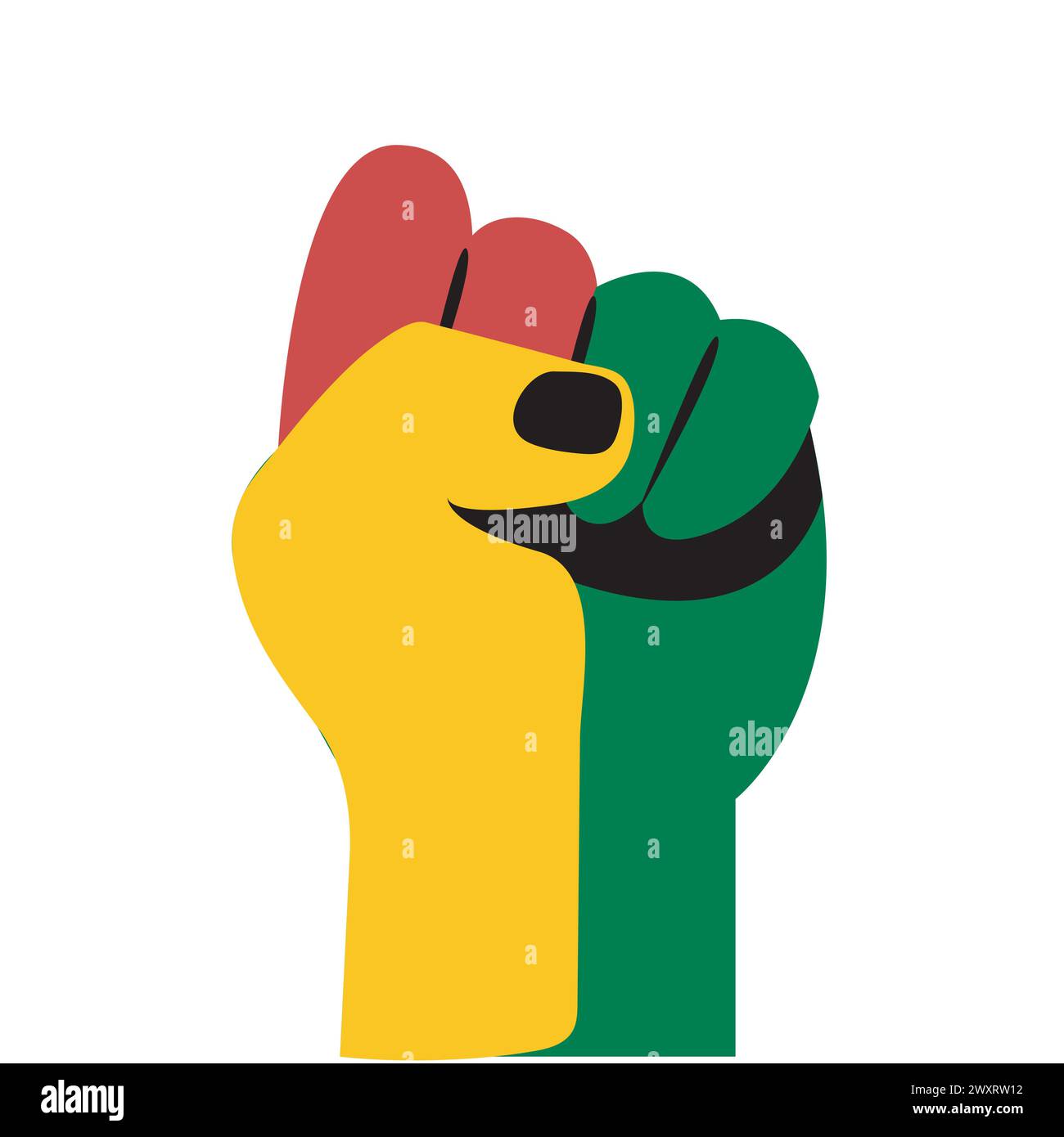 Fist black history freedom rights equality Stock Vector Image & Art - Alamy