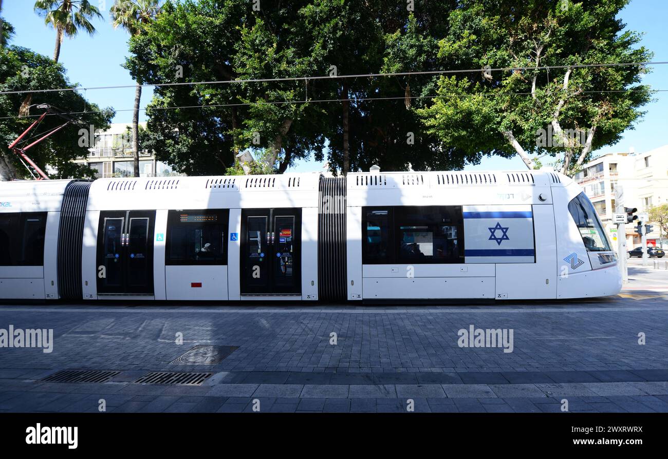 The new light rail at Salame station in Jaffa, Israel Stock Photo - Alamy