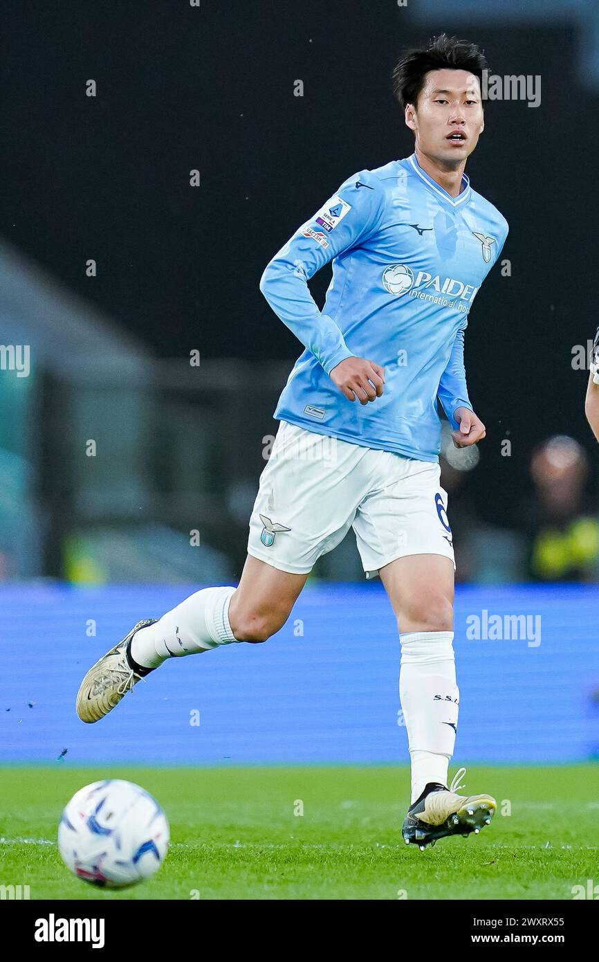 Rome, Italy. 30th Mar, 2024. Daichi Kamada of SS Lazio during the Serie ...