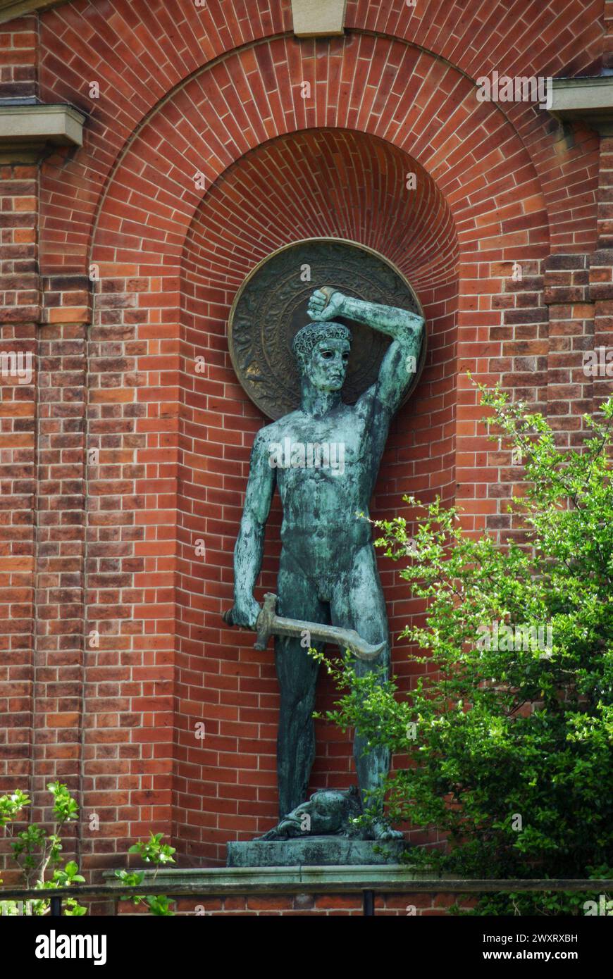 Saint George and the Dragon sculpture by Alfred Frank Hardiman, Eltham ...